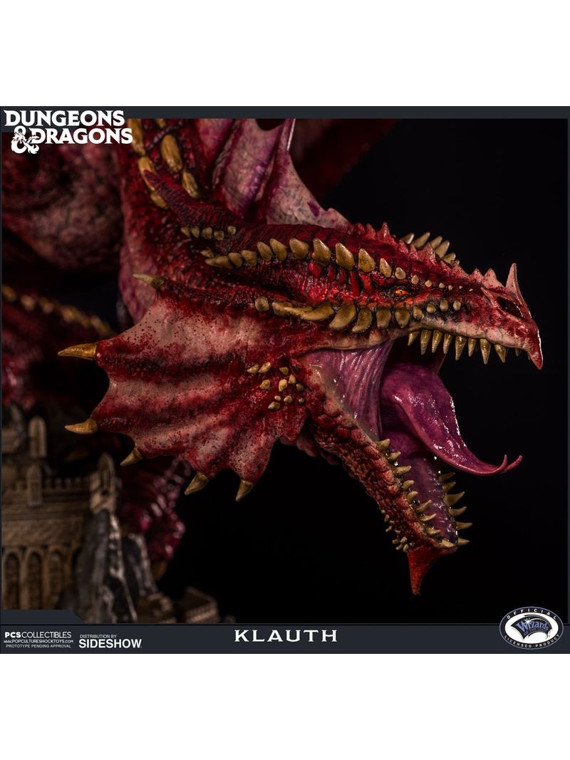 Estátua Klauth The Red Dragon - Dungeon and Dragons - Sideshow - Iron ...