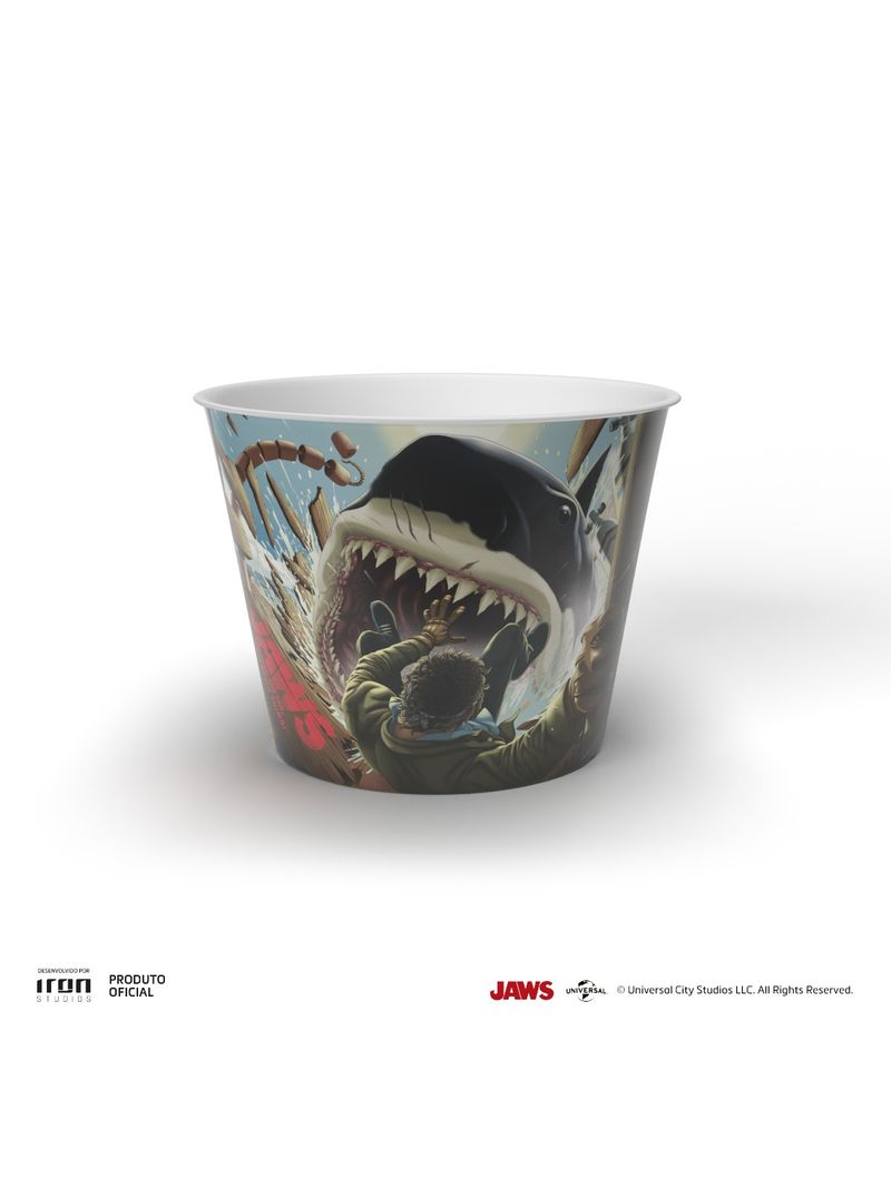 Balde de Pipoca JAWS Attack - Jaws - 2,1 L - Iron Studios - Iron ...