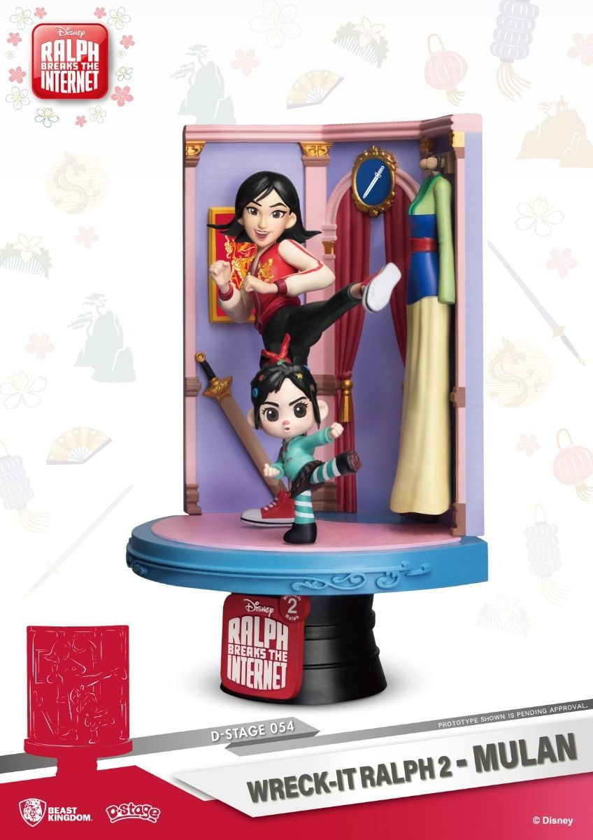 Estátua Mulan - Wreck it Ralph 2 - D-Stage - Beast Kingdom - Iron ...