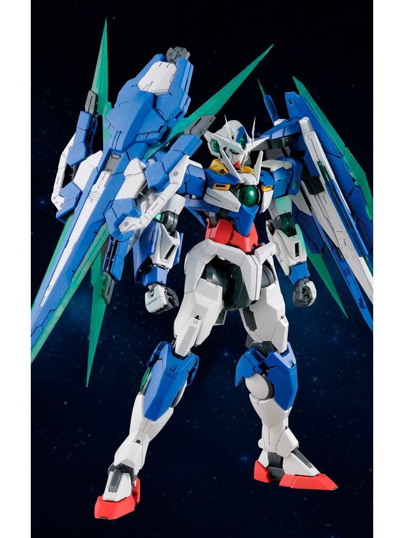 Model Kit 00 QAN[T] - MG 1/100 - Gundam 00 - Bandai - Iron Studios ...