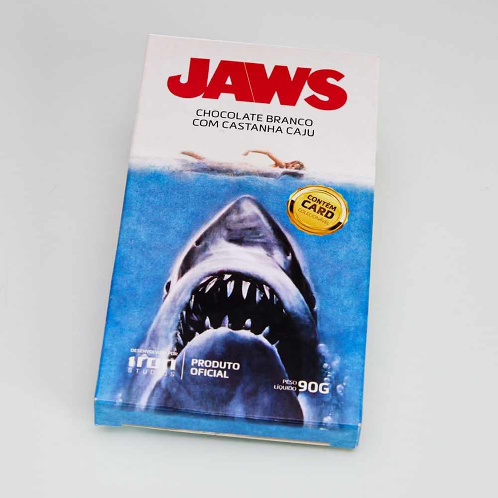 Tablete Jaws - Chocolate com Castanha de Caju - 90g - Iron Studios ...