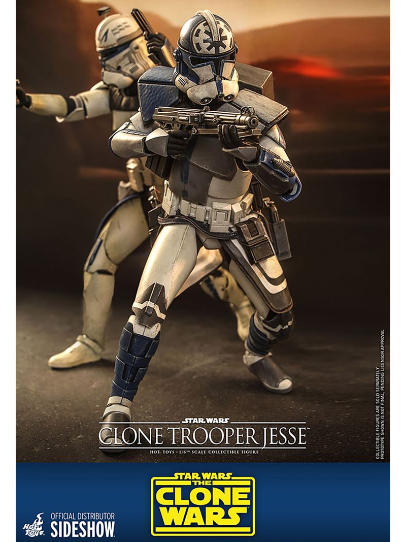 Figura Clone Trooper Jesse - Star Wars The Clone Wars - Sixth Scale ...