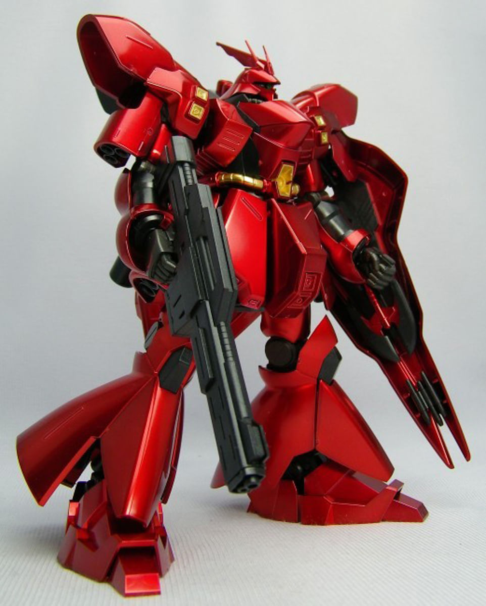 MSN-04 Sazabi Metallic Coating Ver - Gundam - HGUC 1/144 - Bandai ...
