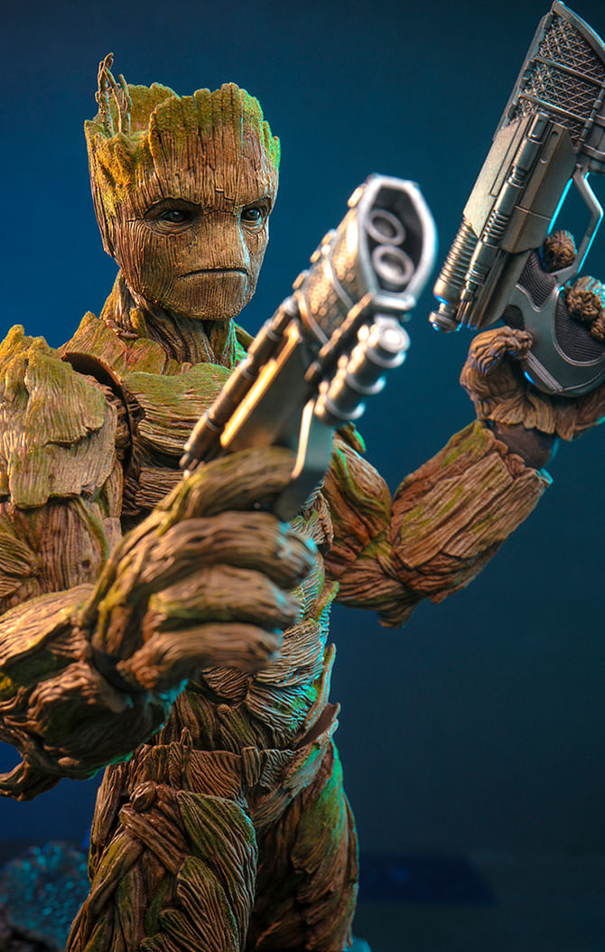Figura Groot Deluxe Version - Marvel - Sixth Scale - Hot Toys - Iron ...