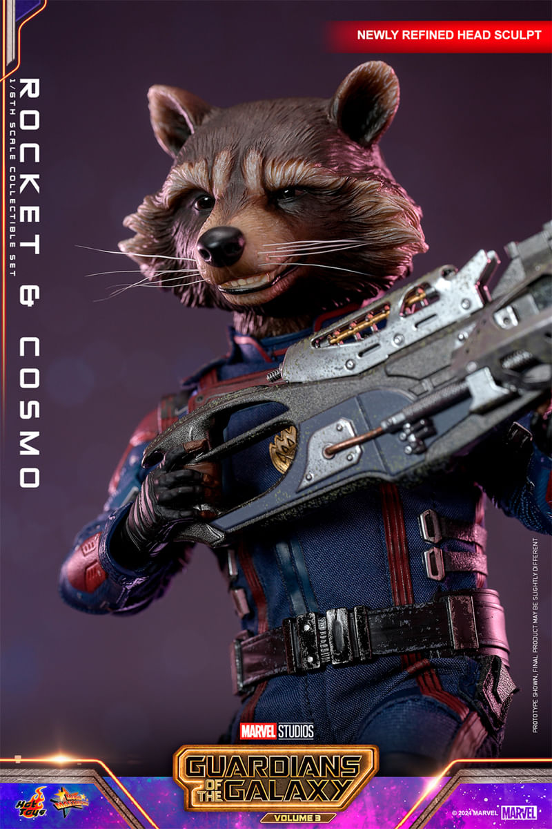 Figura Rocket and Cosmo - Marvel - Sixth Scale - Hot Toys - Iron ...